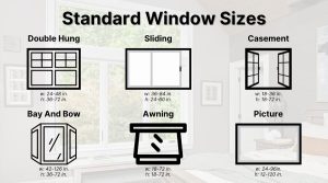 Standard Window Sizes For 6 Window Styles